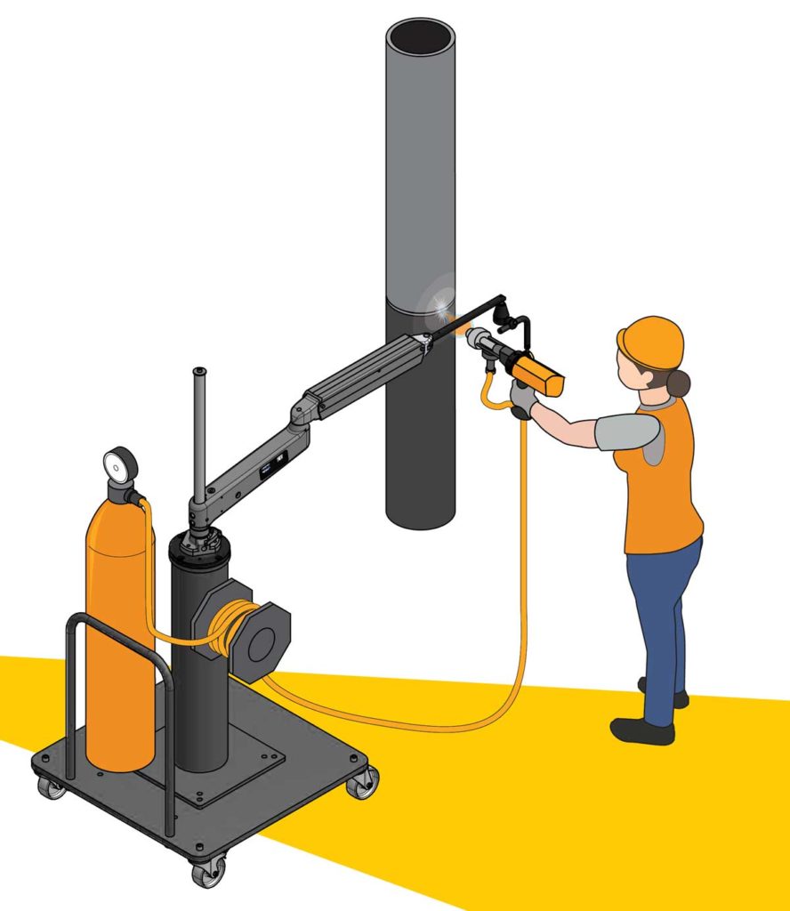 Trolley with Column - 3arm America